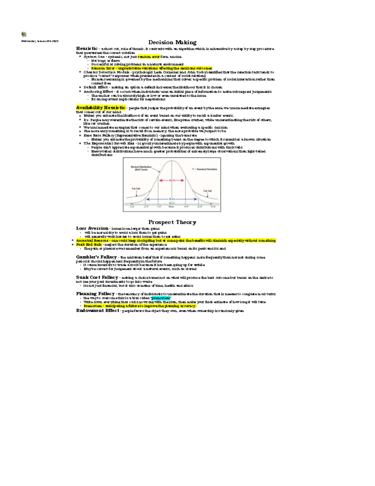 Decision Making - Decision Making Heuristic - a short cut, rule of ...