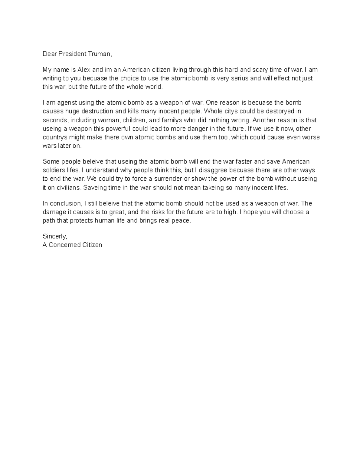 Essay on the Ethical Implications of the Atomic Bomb - Studocu