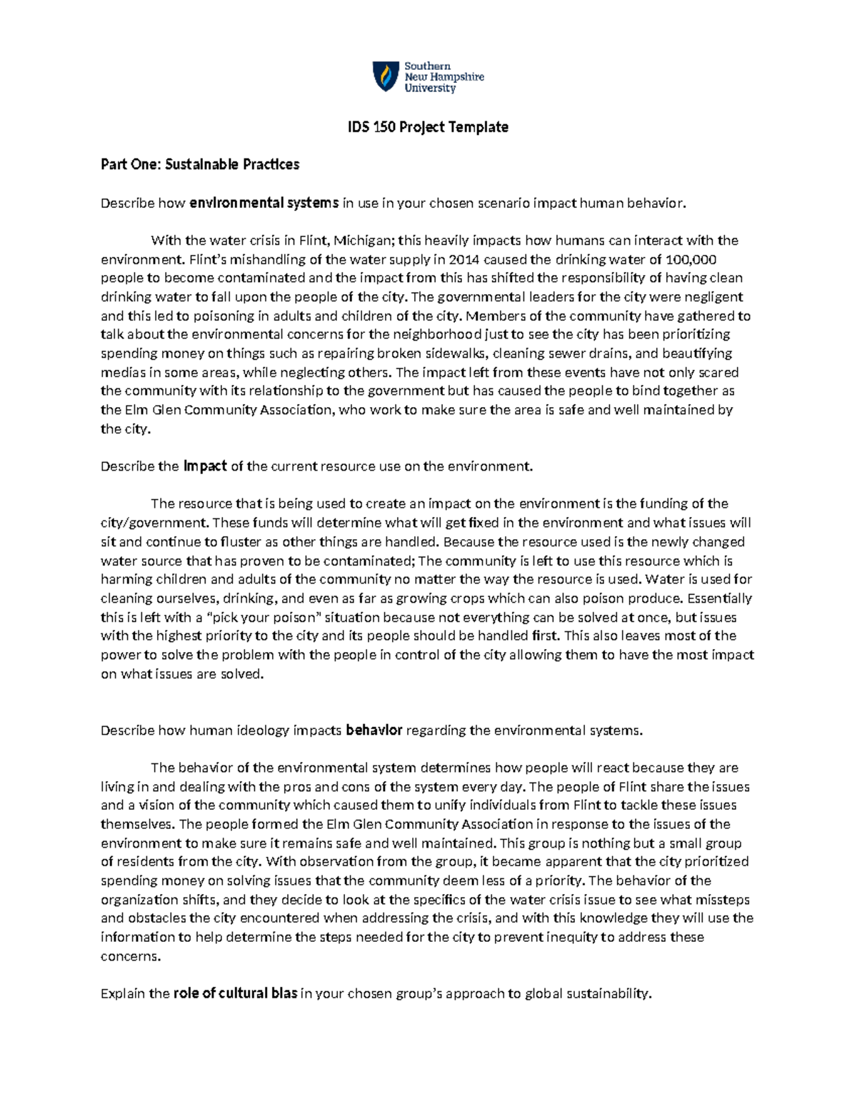 IDS 150 Project: Analyzing Sustainability and Environmental Justice in ...