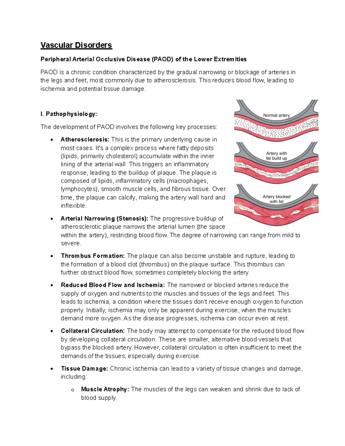 Vascular Disorders Lecture: Understanding PAOD and Related Conditions ...