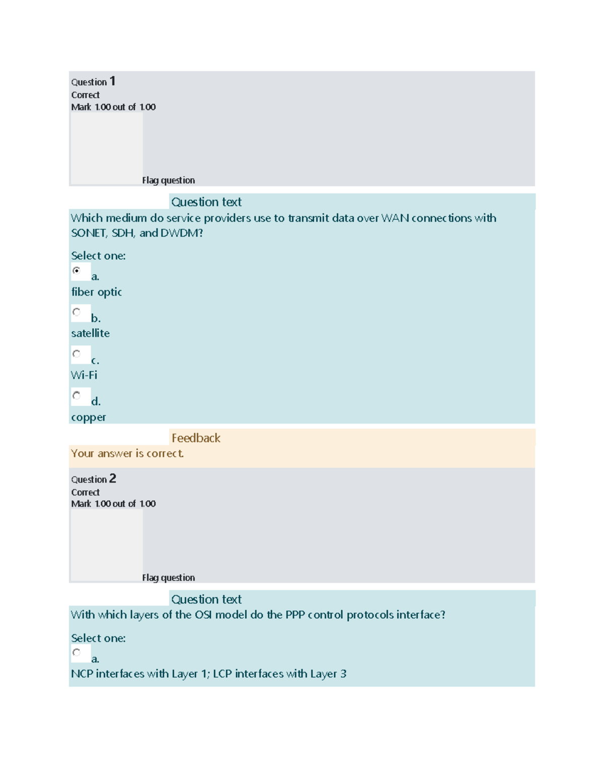 DATA Communications AND Networking 4 Prelim Review Questions - Studocu