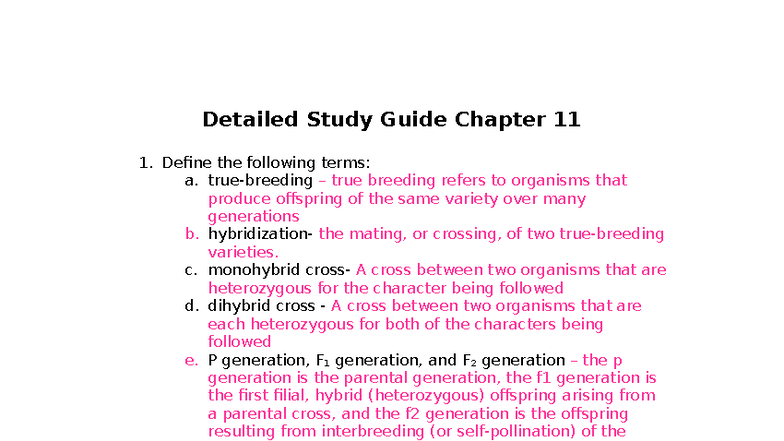 Exam 4 Study Guide: Genetics and Viruses Overview - Studocu