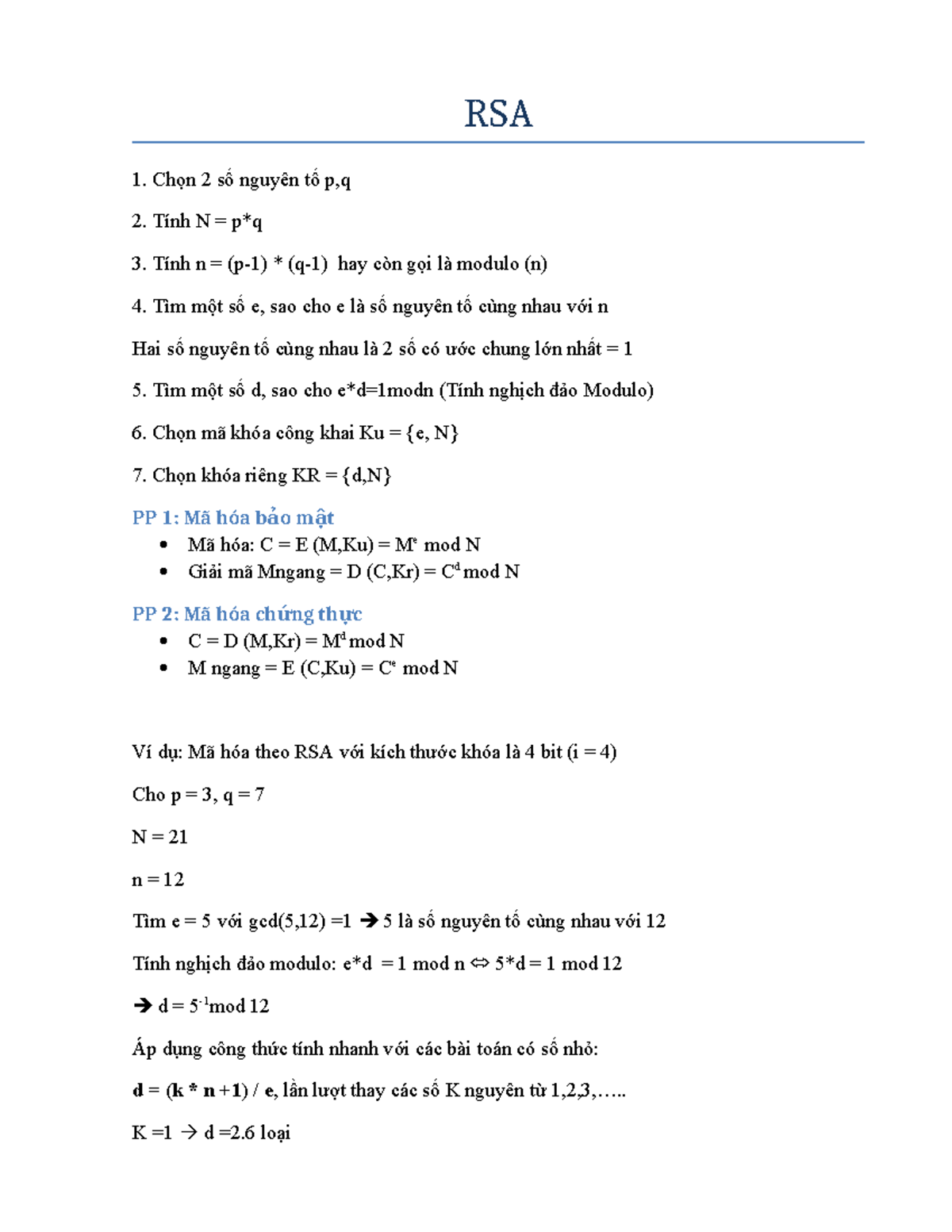 RSA Encryption Process: A Step-by-Step Guide - Sai Gon Tech University ...