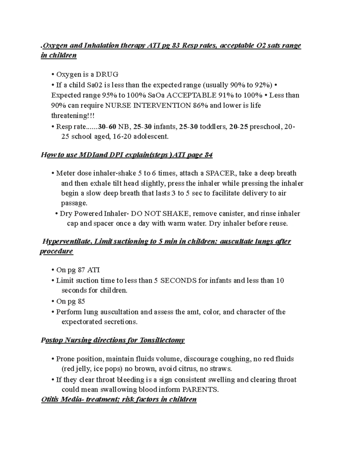 PEDS 301 Final Exam Review: Genitourinary & Musculoskeletal Disorders ...