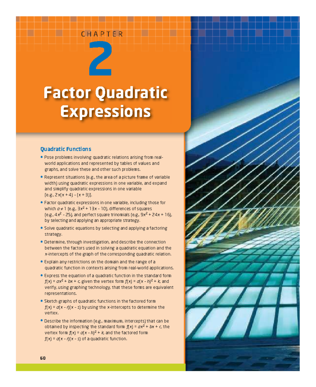 Ch 2 - Factor Quadratic Functions: Exploring Real-World Applications ...