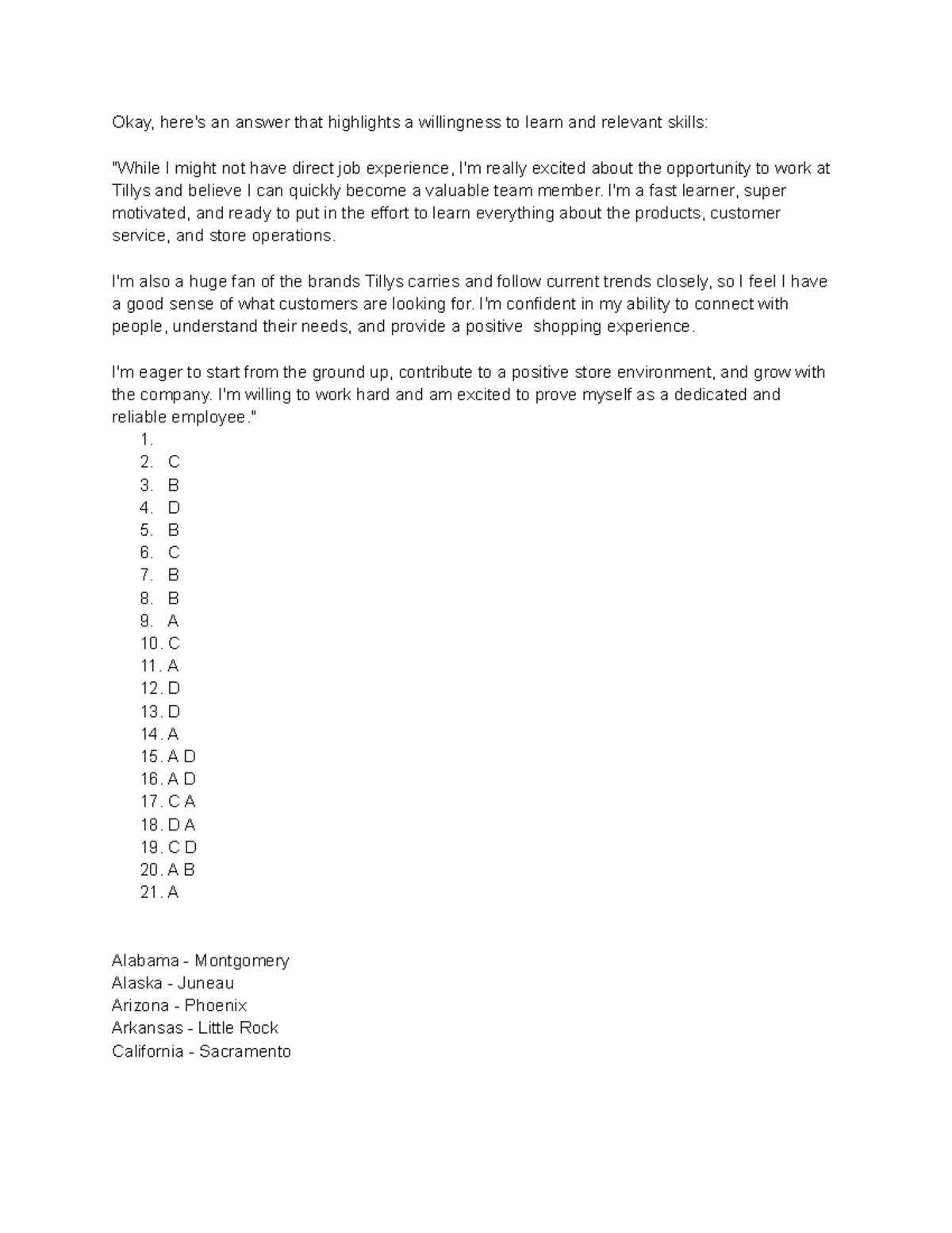 APUSH MCQ Study Guide: Skills and Learning Opportunities - Studocu
