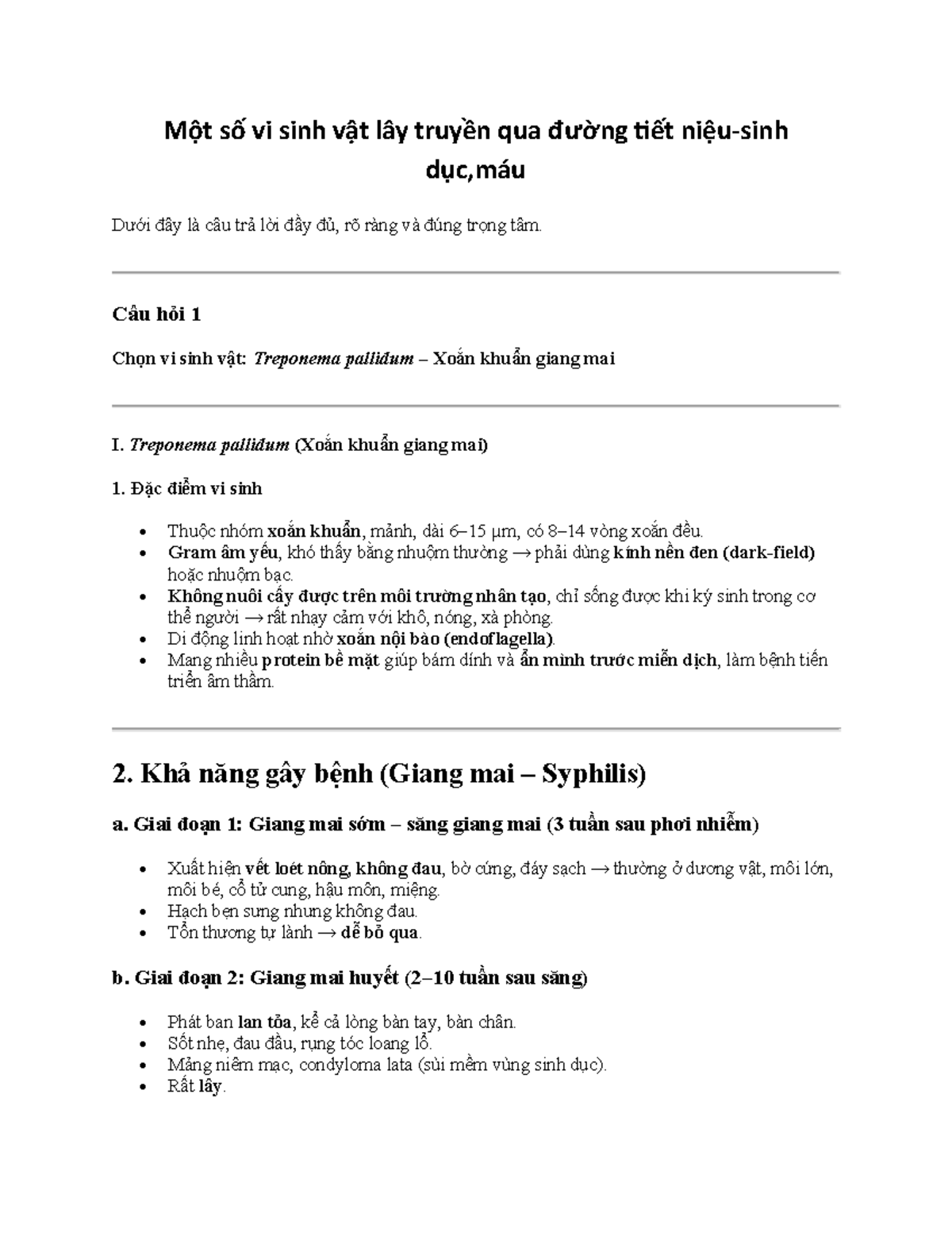Vi sinh vật lây truyền qua đường tiết niệu: Đặc điểm và phòng ngừa ...