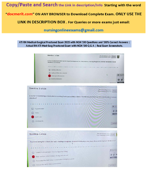 Shadow health focused exam infection - Experience Overview Patient ...