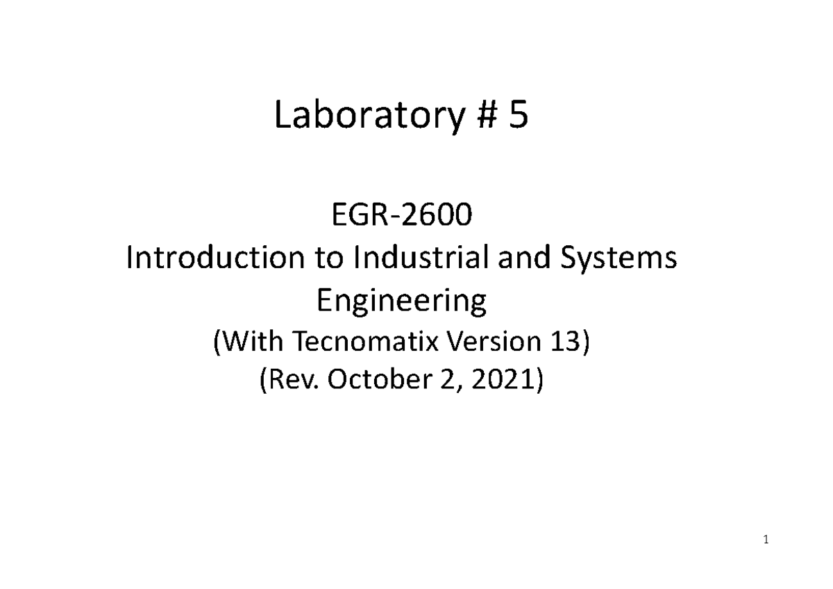 Lab 5 Manual - Customize an Example Manufacturing Model - Laboratory ...