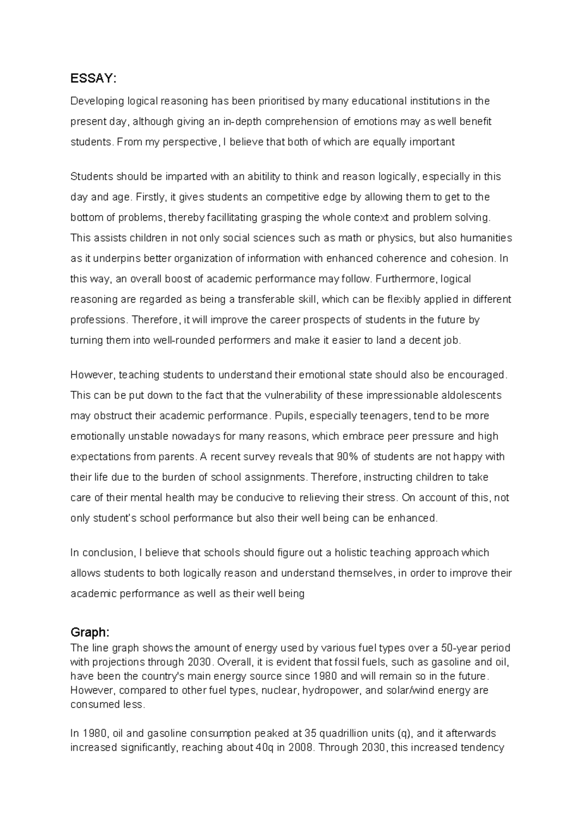 28-8 - Essay Notes: Balancing Logical Reasoning & Emotional ...