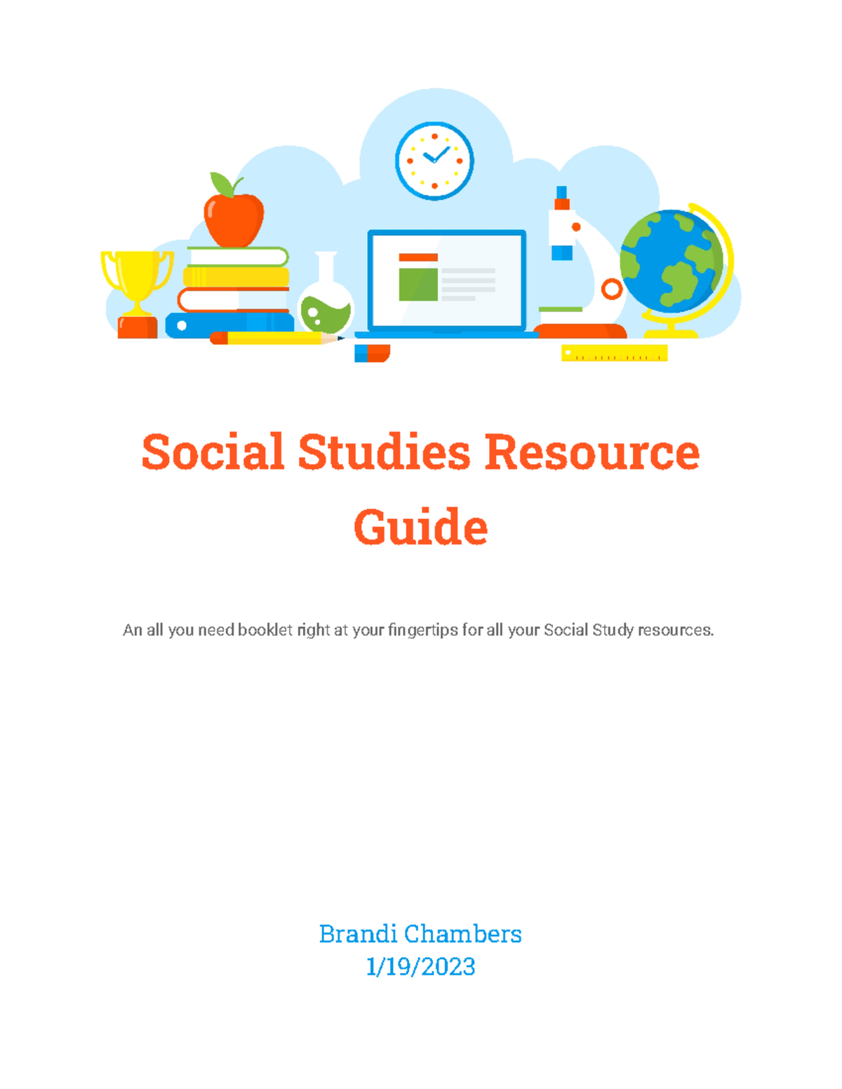 Week 1 Social Studies Resources Guide for ECE 465 Students - Studocu