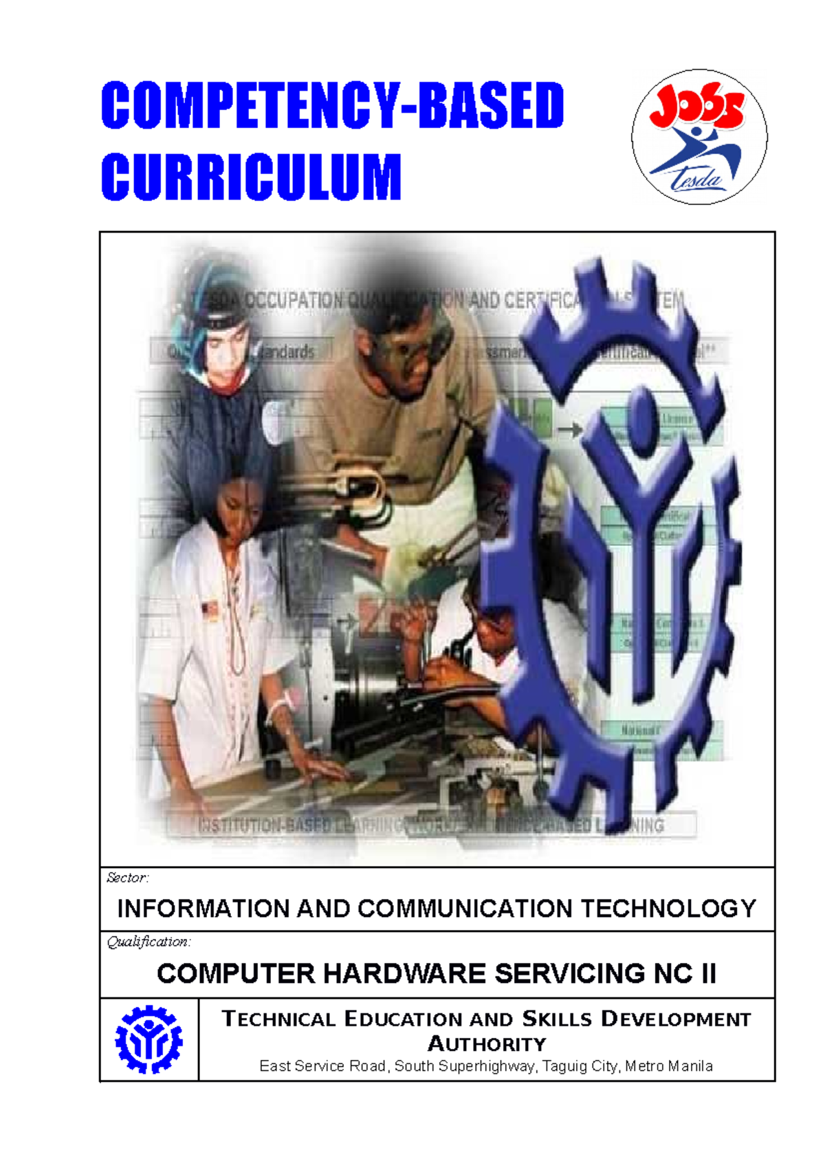 Computer Hardware Servicing NC II: Competency-Based Curriculum Overview ...