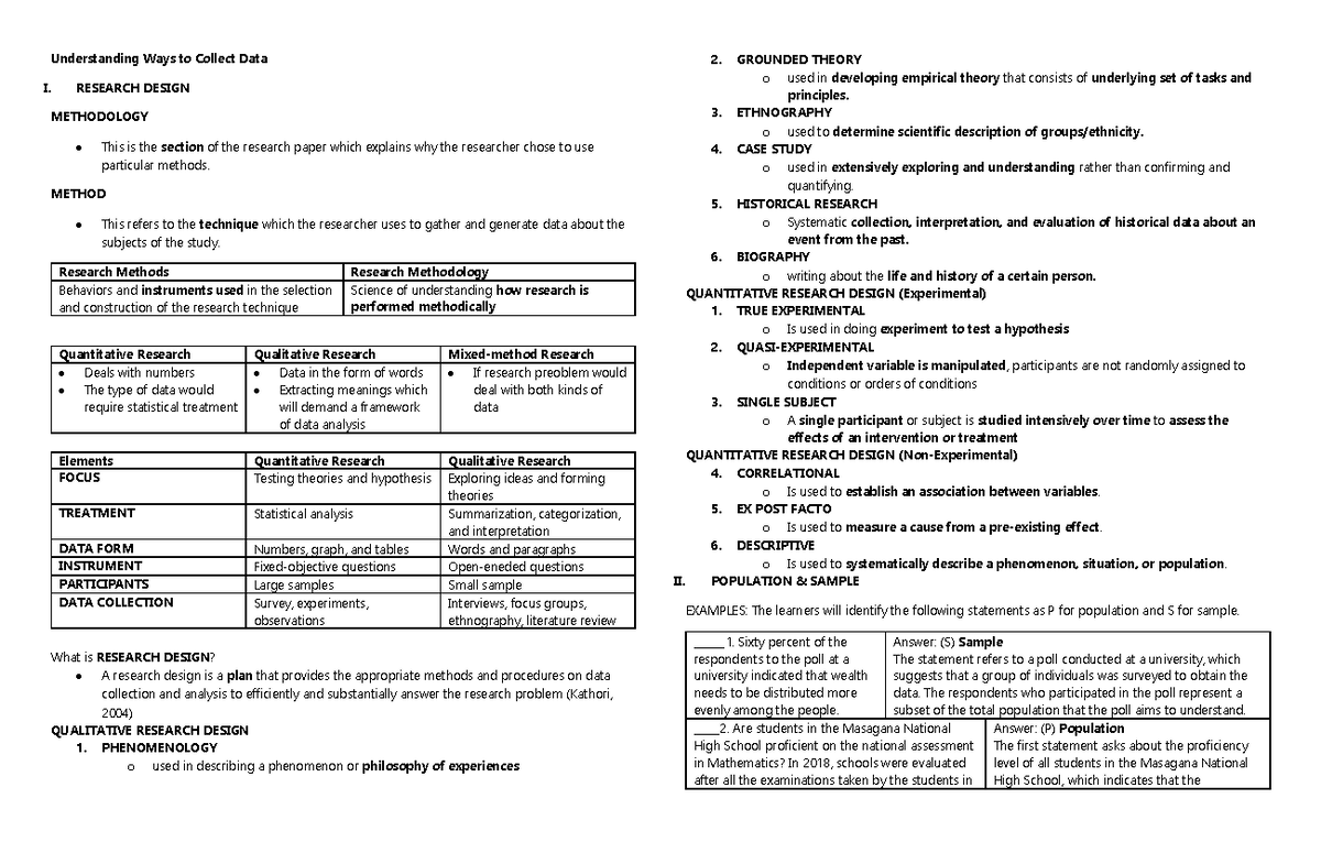 3IS - Data Collection Methods: Qualitative & Quantitative Approaches ...