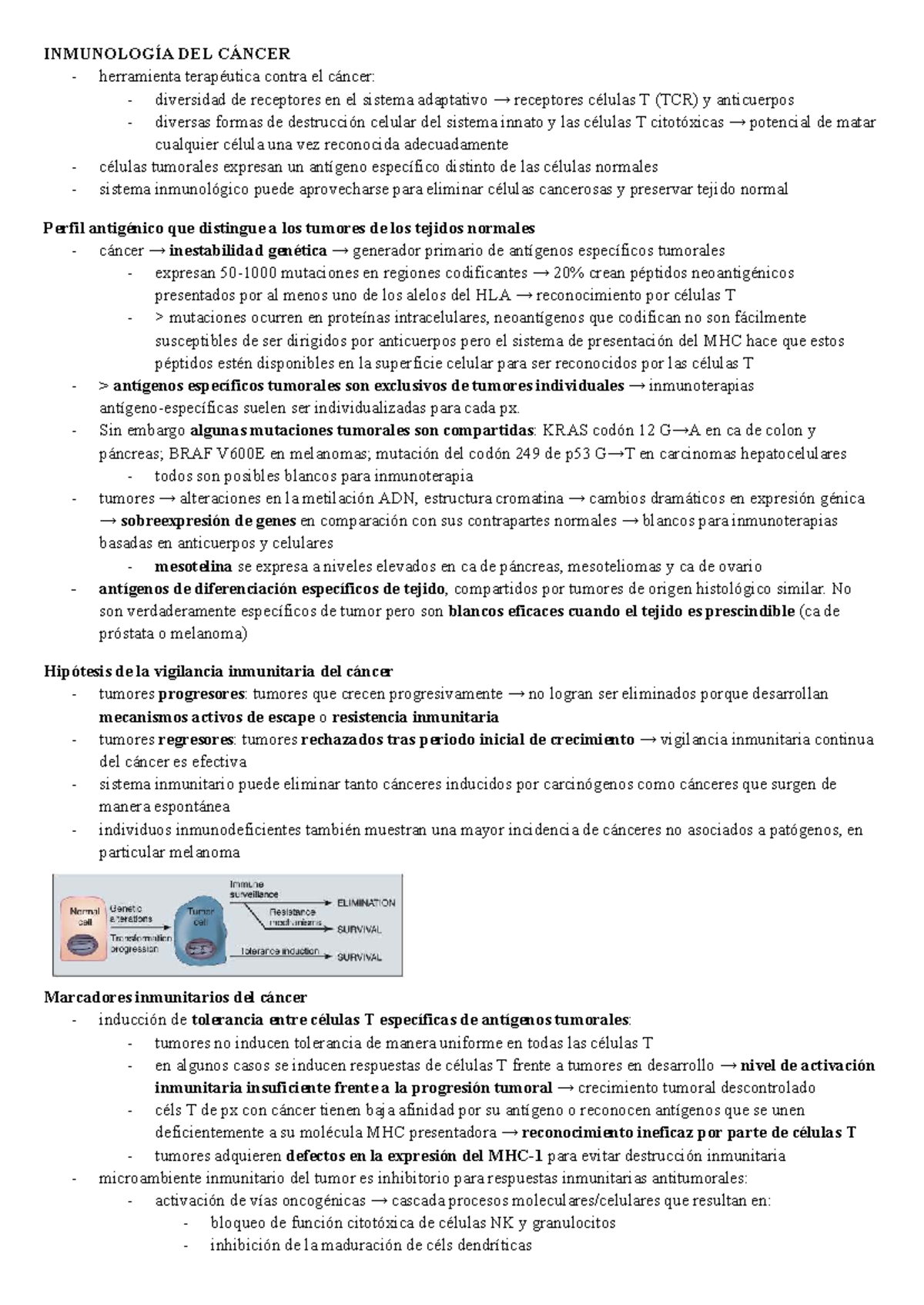 INM 101: Inmunología del Cáncer - Estrategias Terapéuticas y Mecanismos ...