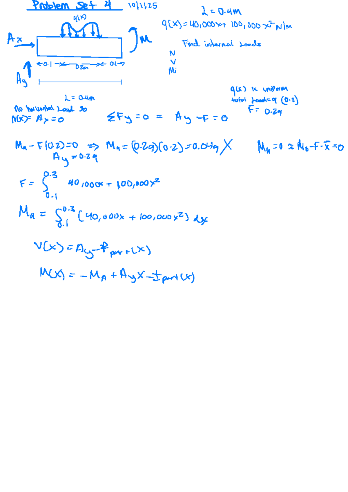 Biomechanics HW - Problem Set 4 Analysis - Studocu