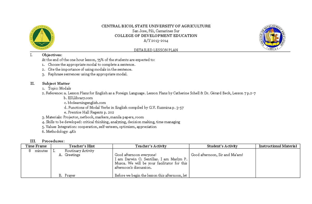 Modals-141209050644-conversion-gate01 - CENTRAL BICOL STATE UNIVERSITY ...