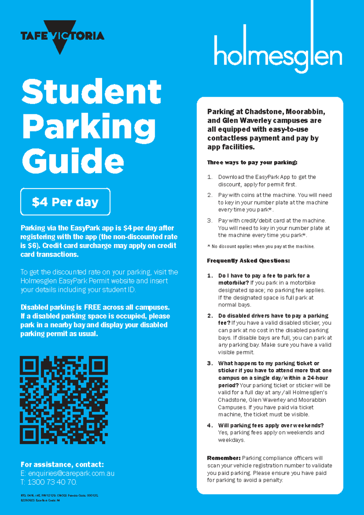 Student Parking Guide: EasyPark App Instructions & FAQs - Studocu