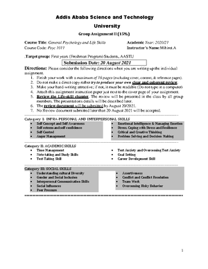 Freshman mid exam Mathematics - 1 Questions Code # 1 Bule Hora ...