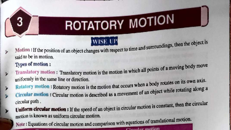 Physics C-Batch Rotatory Motion Concepts I to IV Notes - Studocu