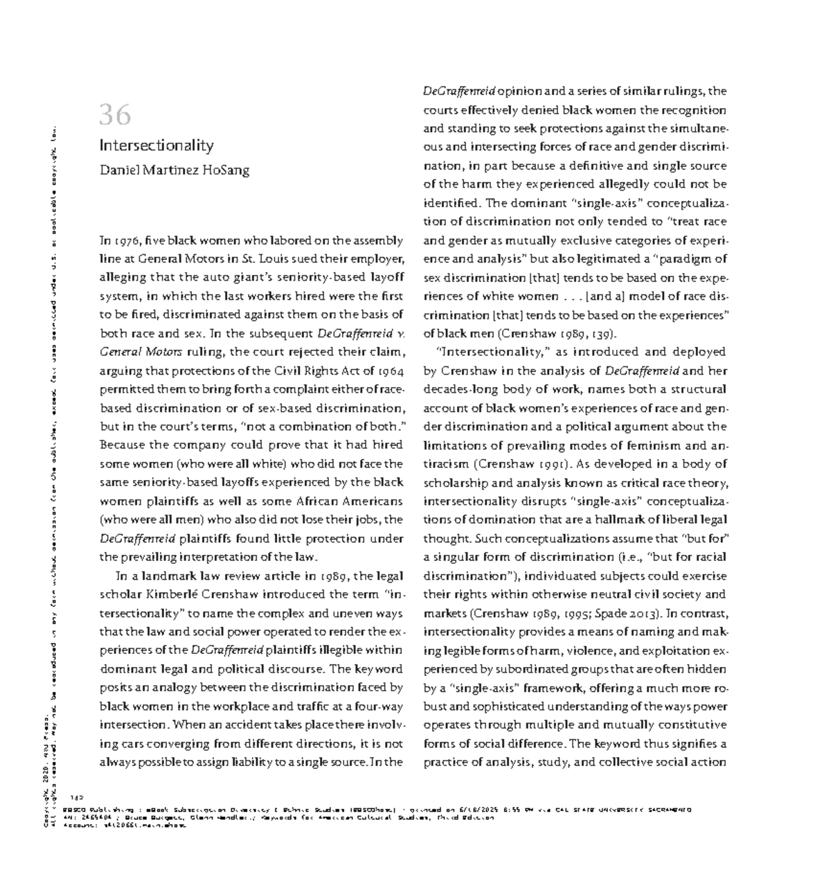 Intersectionality in American Studies: Analyzing Power Dynamics - Studocu