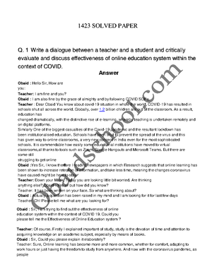 Compulsory English I (1423) Autumn 2024 - Assignment Overview - Studocu