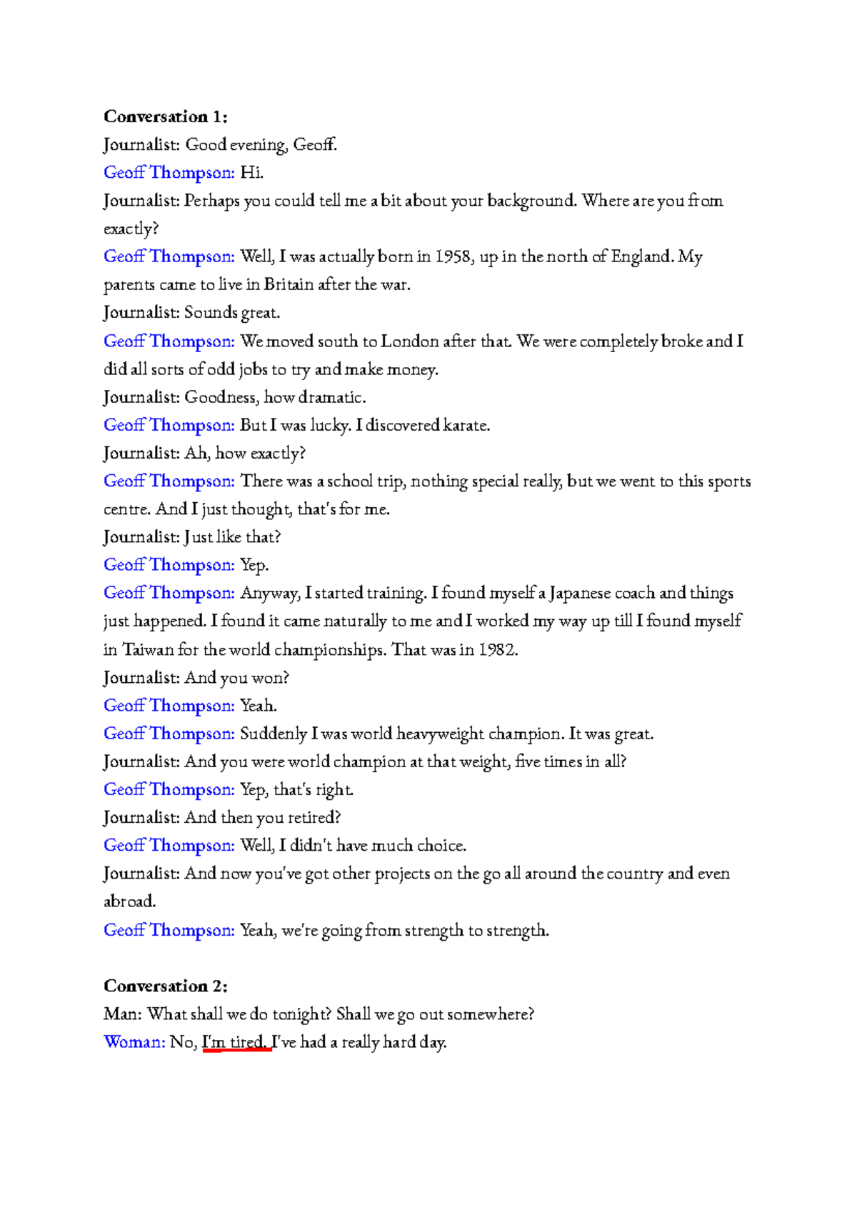 Part 2 Transcript: Conversations on Life and Career Insights - Studocu