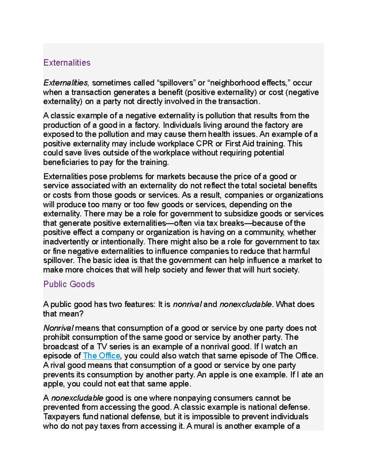 Market Failures: Externalities, Public Goods & Market Power Insights ...