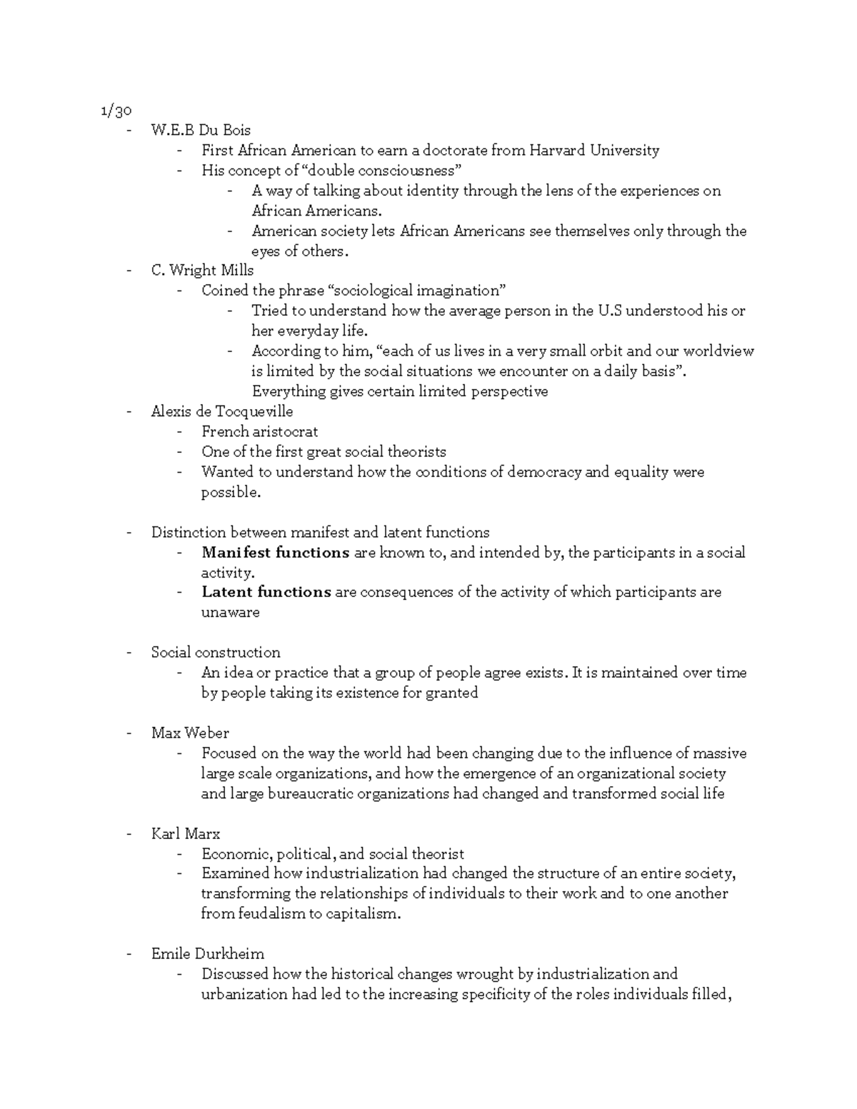 Sociology Inquizitive Notes: Key Theorists and Concepts Explained - Studocu