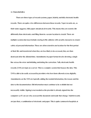 [Solved] recommendations for your EHR system to comply with both sets ...