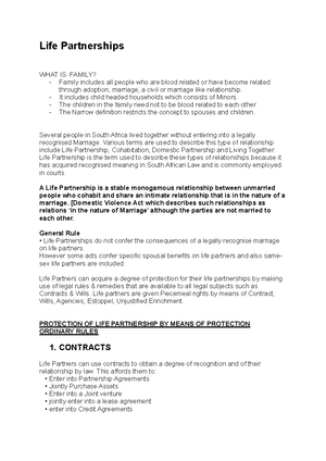 [Solved] Bam v Bhabha putative marriage case summary - Family law (LFM ...