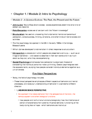 Chapter 1 : Module 3: Research in Psychology - Chapter 1 / Module 3 ...
