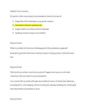 HUM 200 - Module 1 - Discussion and Soomo Answers - Discussion Board In ...