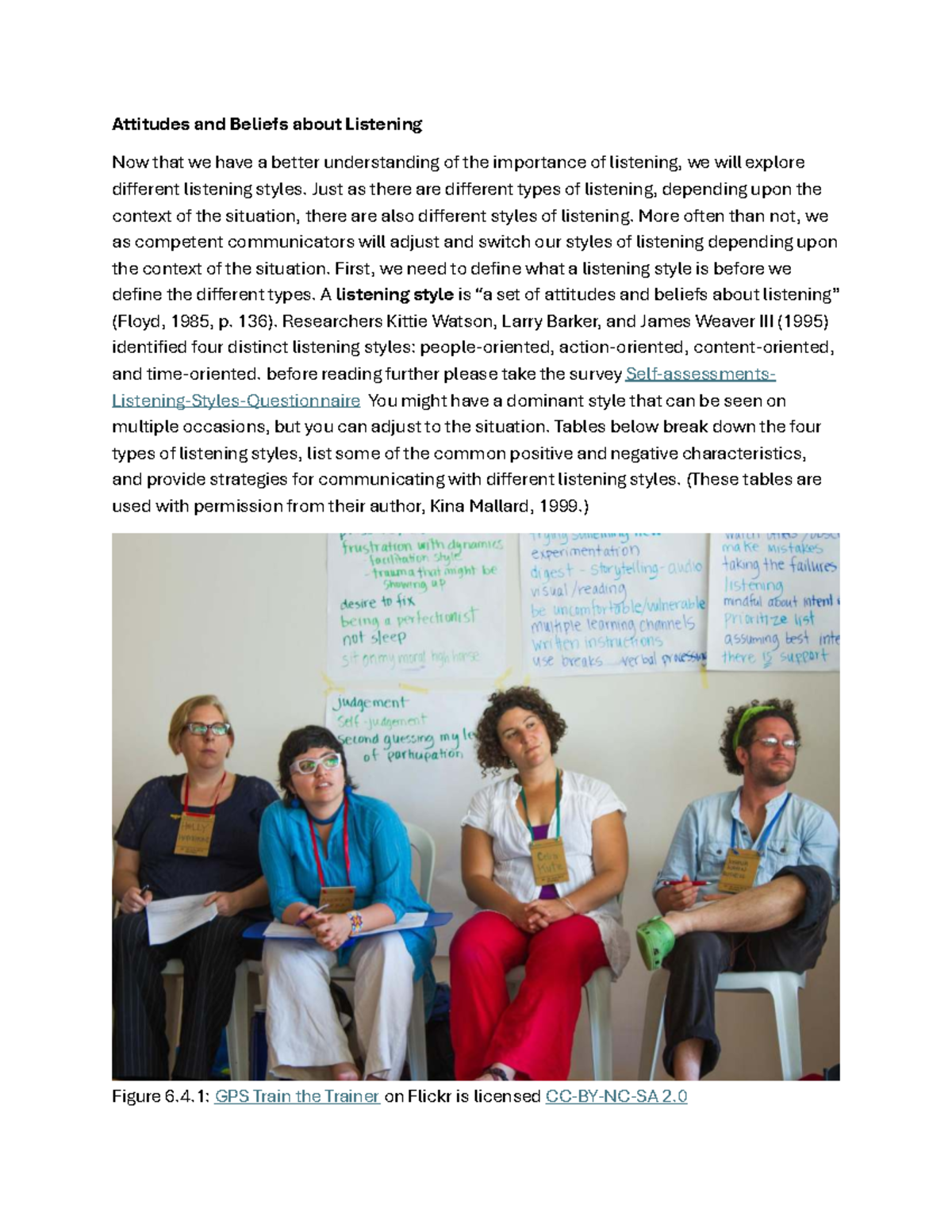 Listening Styles - Week 2 Reading Analysis and Insights - Studocu