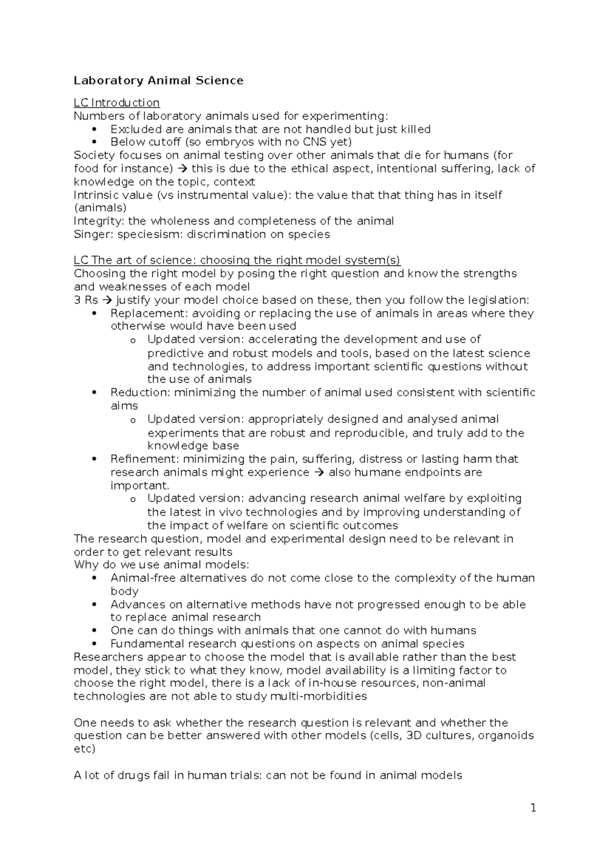 Laboratory Animal Science: Ethical Considerations and Best Practices ...