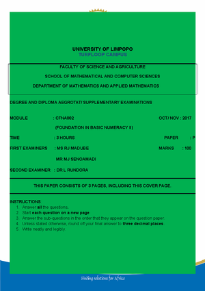 Advanced Simultaneous Equations: Quadratic & Linear Exercises - Studocu