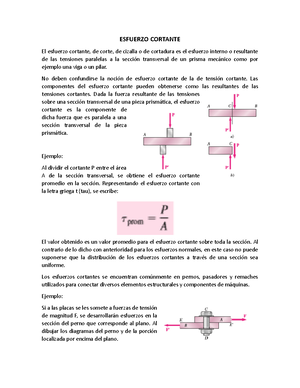 TEMA I. Esfuerzo Simple - TEMA I. ESFUERZO SIMPLE. 1.- FUNDAMENTOS Y CONCEPTOS BASICOS DE LA ...