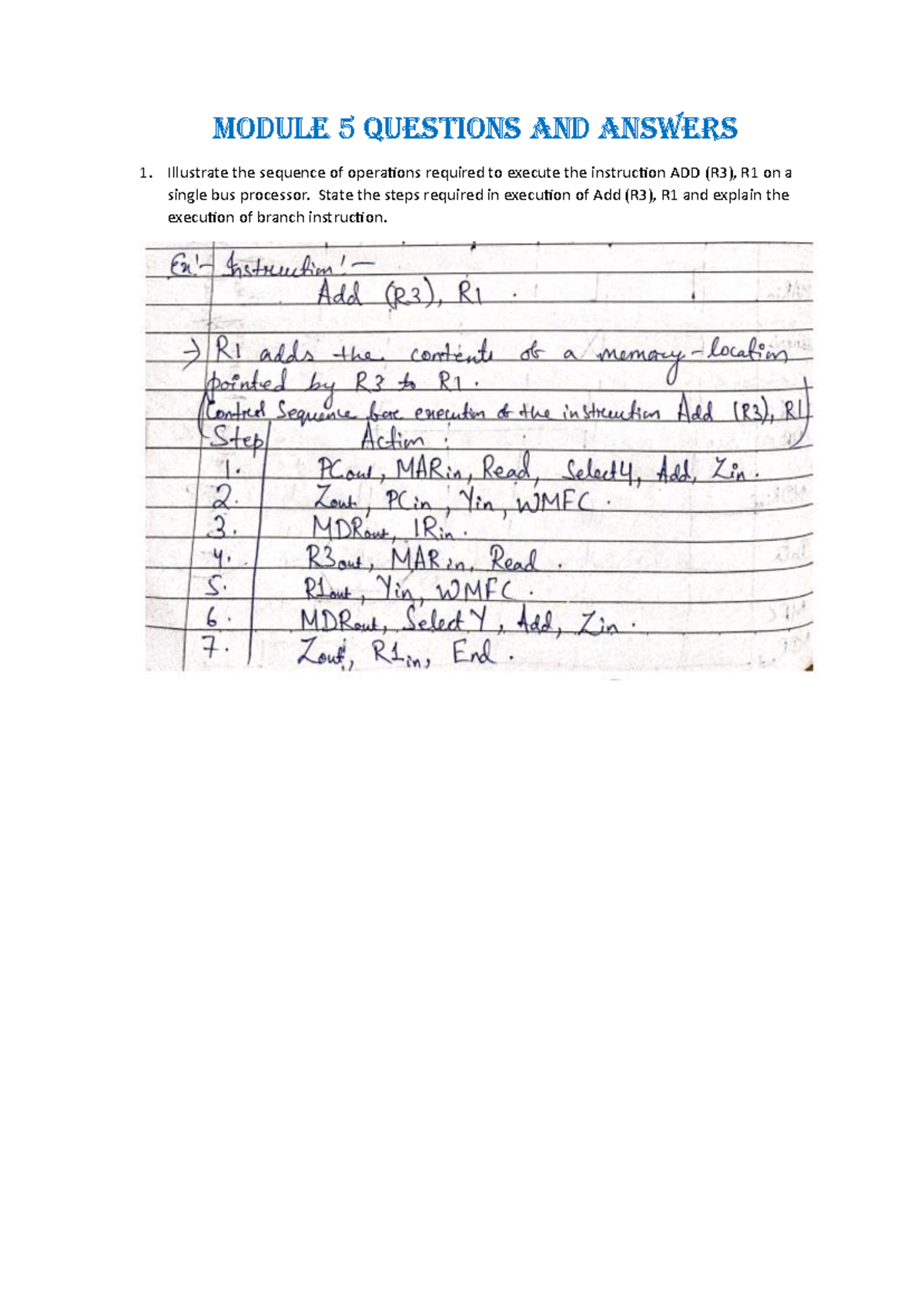Module 5 Questions and Answers - Computer aided engineering drawing ...