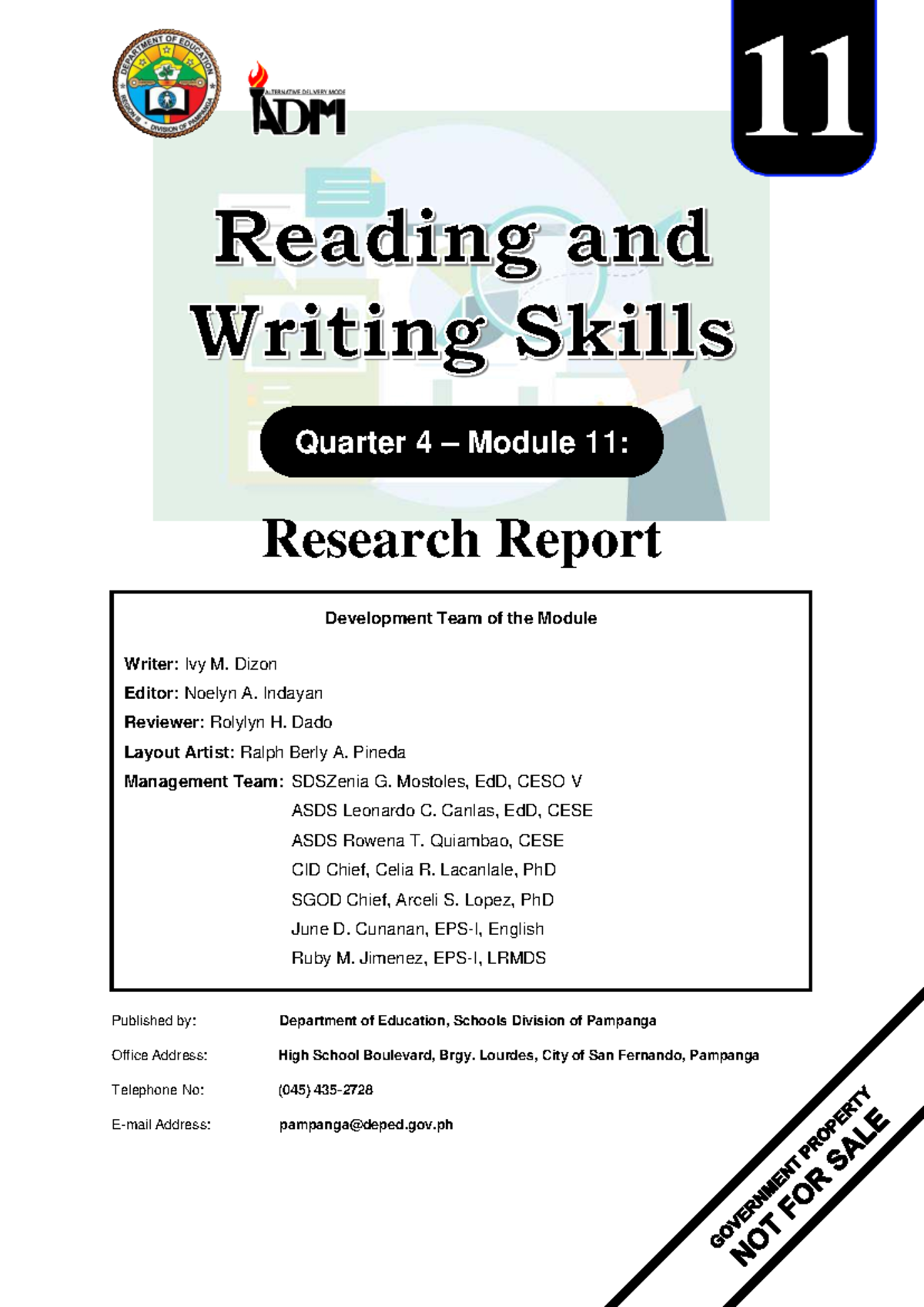 RWS-Q4-M11: Features & Requirements of Research Report - Studocu