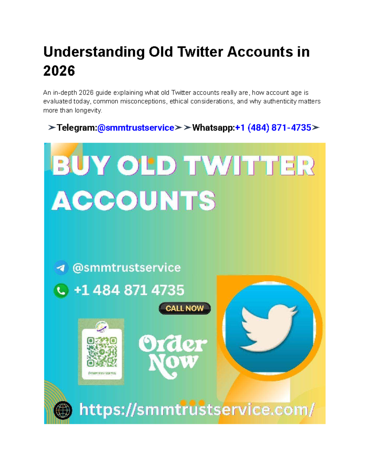 10 Essential Insights on Buying Old Twitter Accounts in 2026 - Studocu