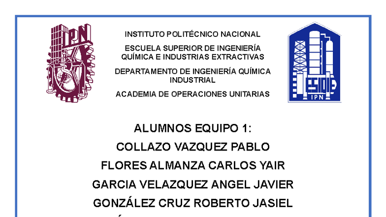 Determinación de Caídas de Presión en Tuberías 2IV42 - Studocu