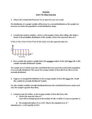 [Solved] Statistical inference a refers to the process of drawing - Econ / Business Statistics I ...