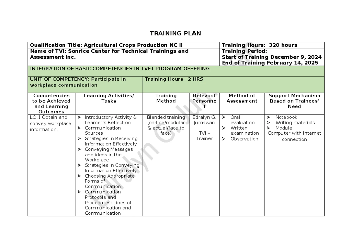Revised Module on Raising Organic Chicken for Organic Agriculture ...