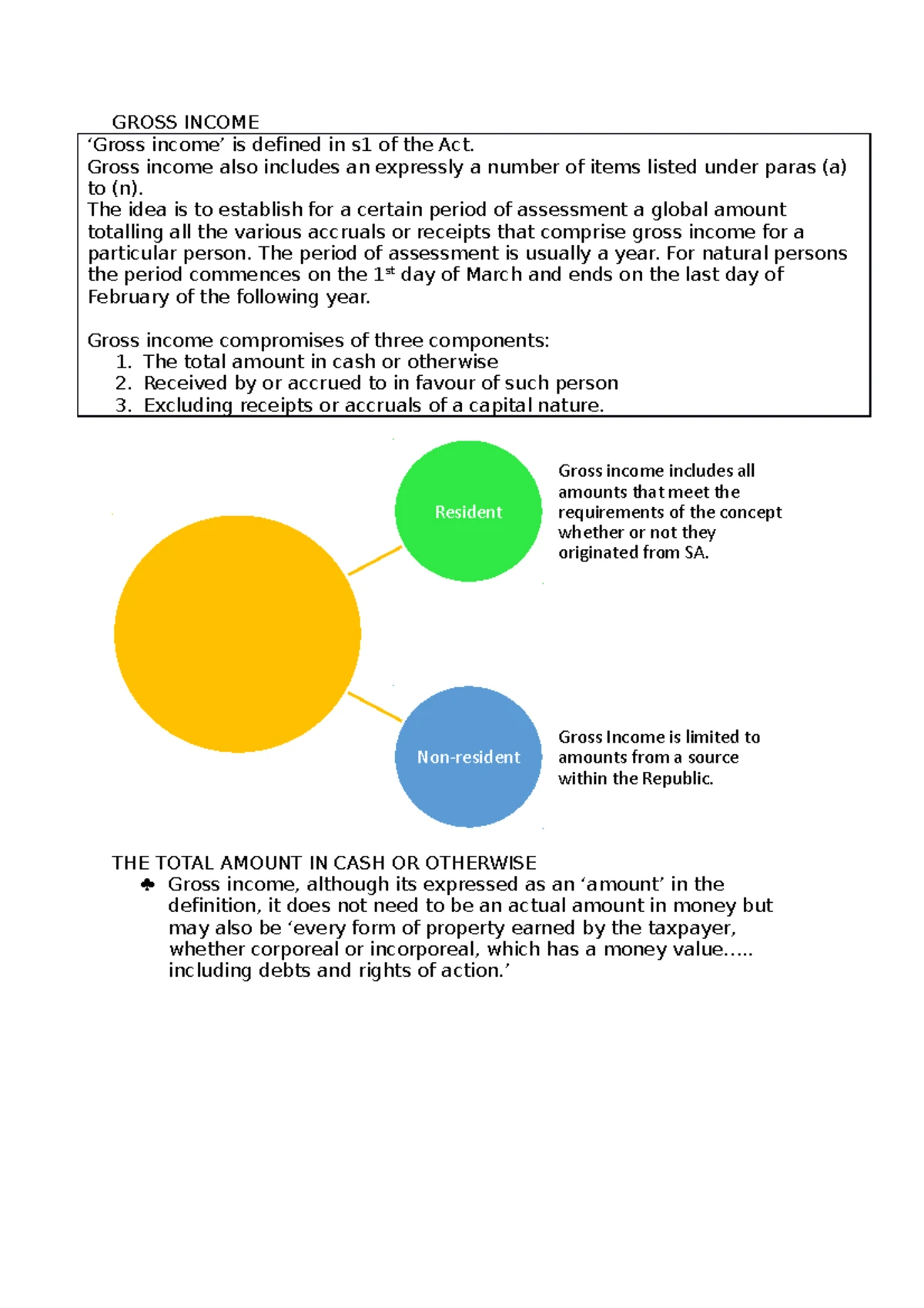 General Deduction Formula - GENERAL DEDUCTION FORMULA – S11(a ...