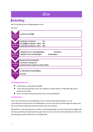 Blanco BTW aangifte - Naam en adres aangever : ALGEMENE INLICHTINGEN ...
