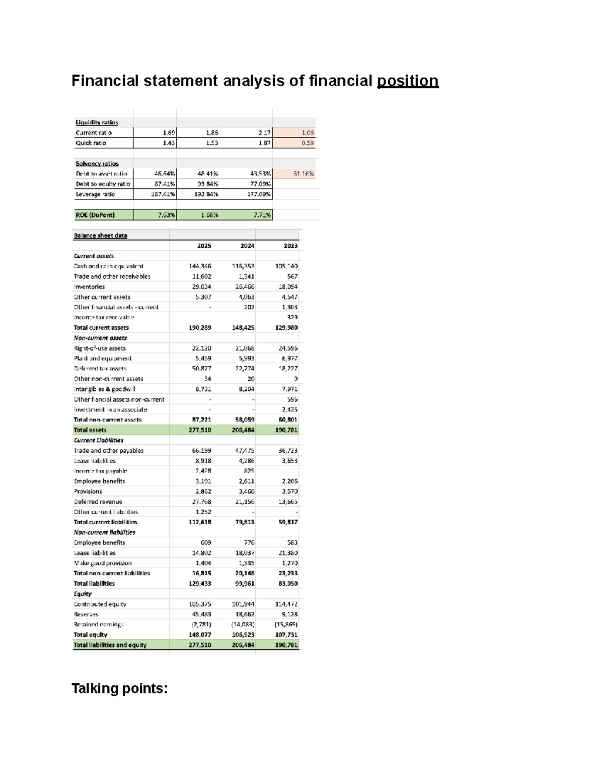 Com1140, Financial Statement Analysis: Current Liabilities & Ratios ...