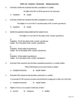 Apstats course review study guide - Unit 1: One-variable data AP Statistics Course Review Study ...