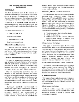 Mga puna sa report card - Bachelor of Elementary Education - Studocu
