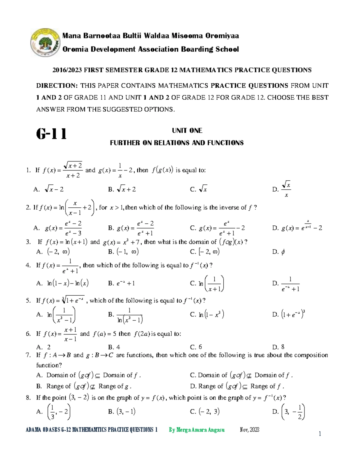 Barnoota Hawaasaa: Kitaaba Barattootaa Kutaa 8 (Qophii) - Studocu