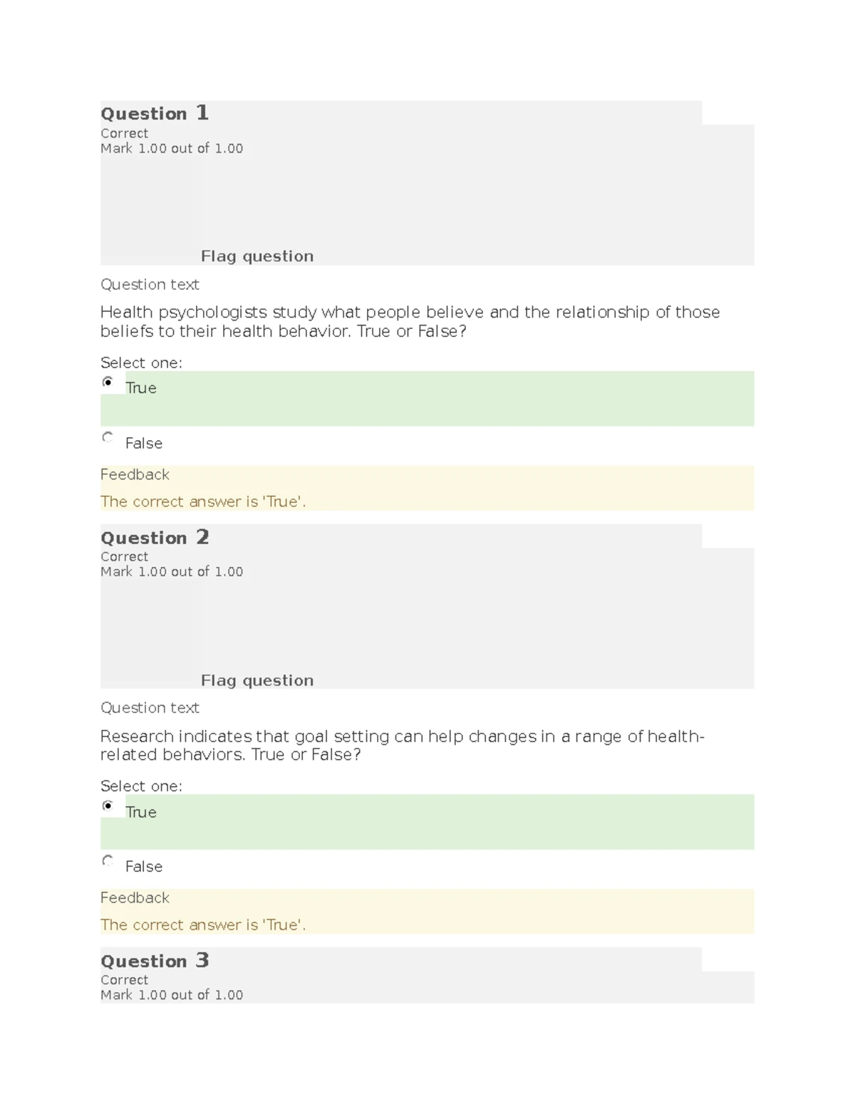 Self-Quiz Unit 7 Attempt review 2 - 2020/ 12/ 29 Self-Quiz Unit 7 ...