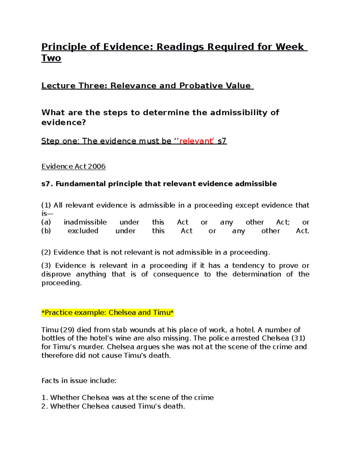 Evidence Admissibility: Relevance, Probative Value, and Prejudice (LAW ...